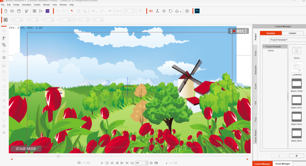Camera & 3D Perspective Cartoon Animation | Cartoon Animator 4 ...