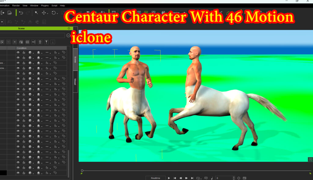 Centaur Creature for iClone 7/8 Character With Motion - Animation Easy