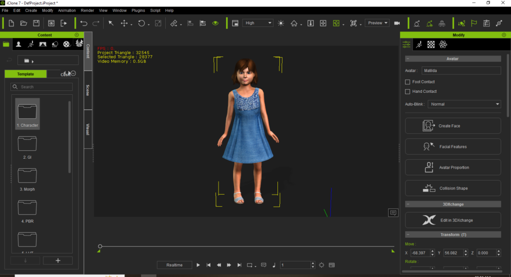 iclone 7 girl model free download | 3d model free download - Animation Easy